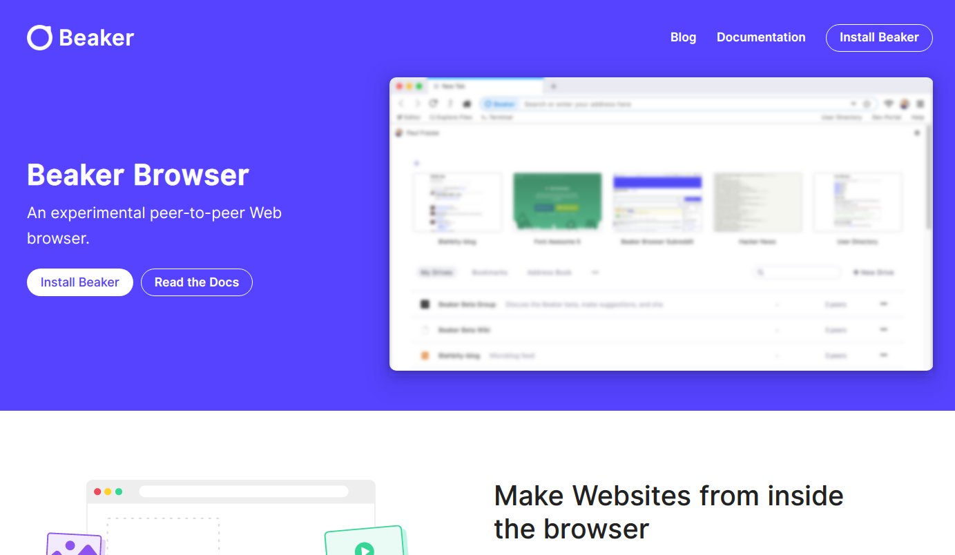 OER mit dem Beaker Browser entwickeln und teilen | Informatik GTW